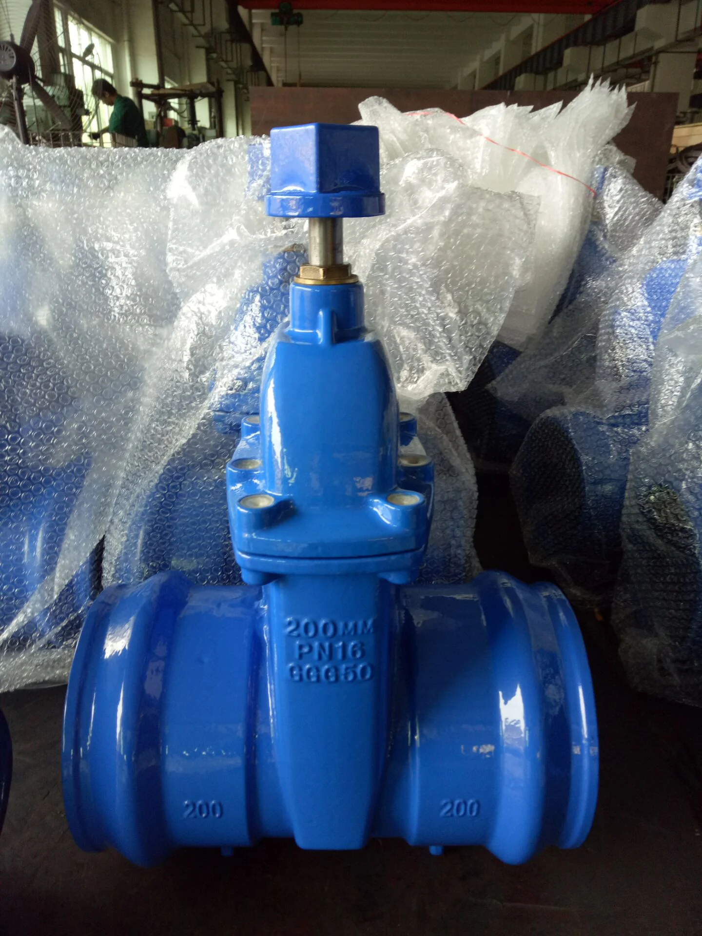 Ductile Iron Gate Valve Socket Connection for PVC Pipe