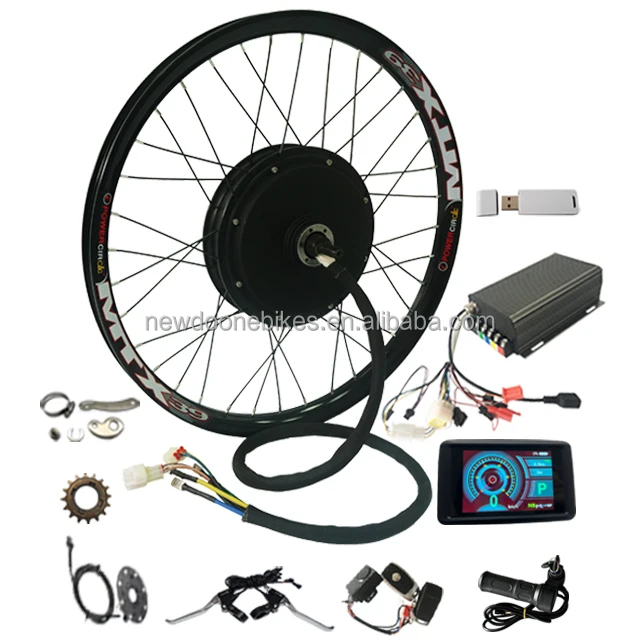 5000W Ebike Kit - MTX Wheelrim Brushless Motor for 26''-29''