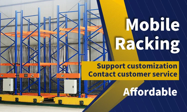 Motor Control Electrical Movable Heavy Duty Pallet Rack/Electricity ...