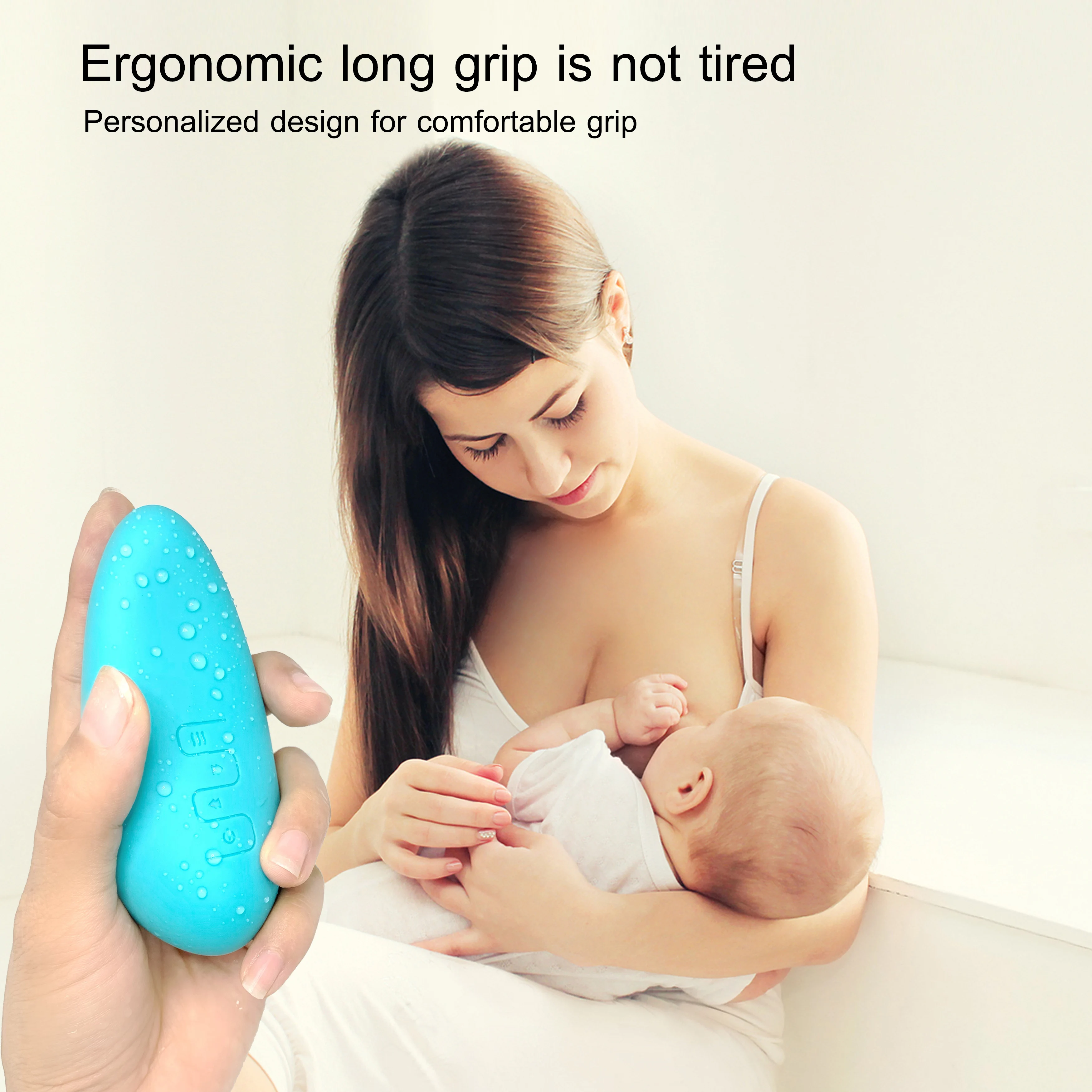 Breast Vibration Warming Lactation Massager For Breastfeeding 5 Levels