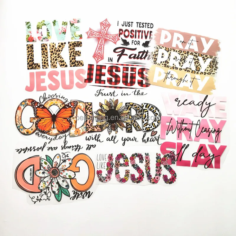 Religious Custom Heat Transfer Logo Vinyl for T Shirts