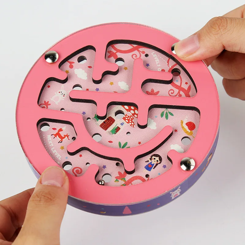 Children's Mini Handheld Bead Balance Board Game Educational Balance ...