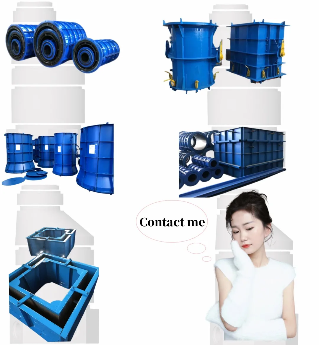 Automatic Precast Reinforced Concrete Manhole Mould Machine