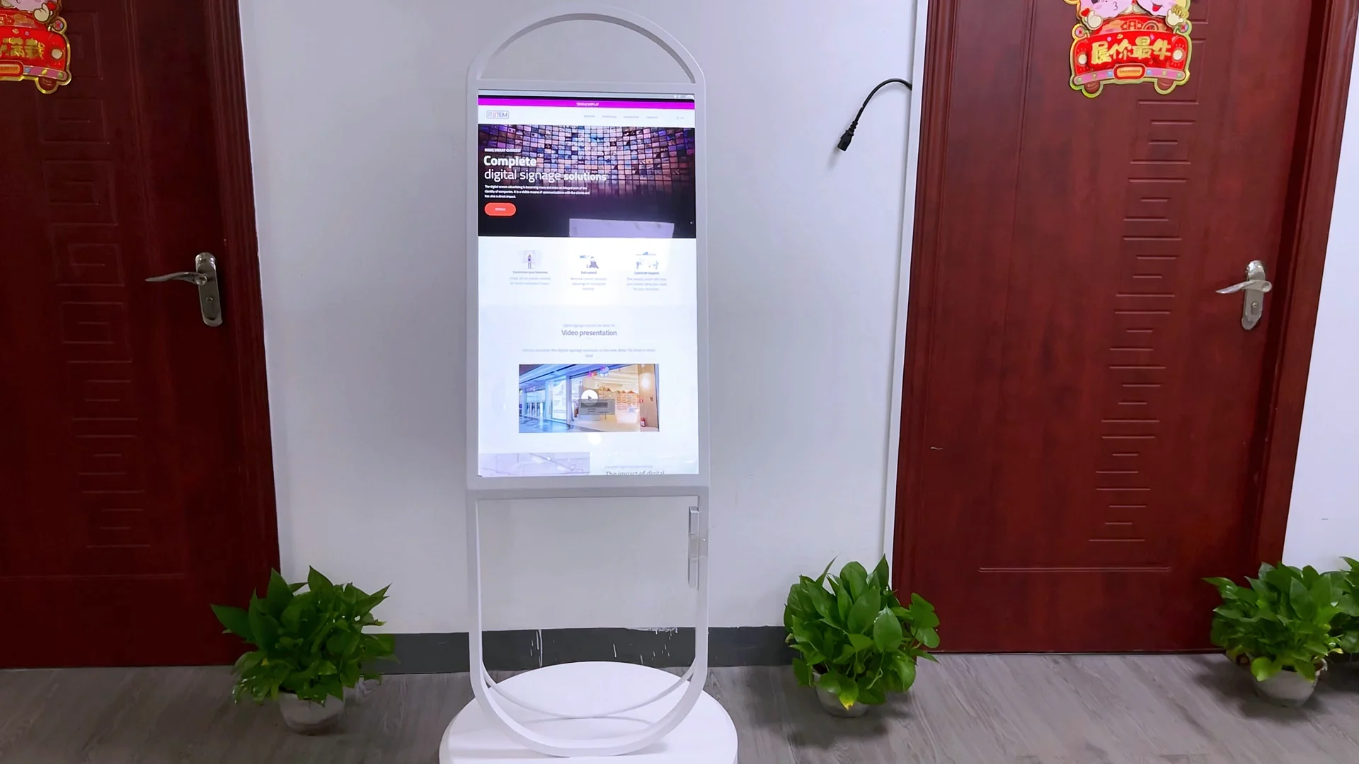 32 Inch Portable Digital Poster Battery Life Lcd Display Screens ...