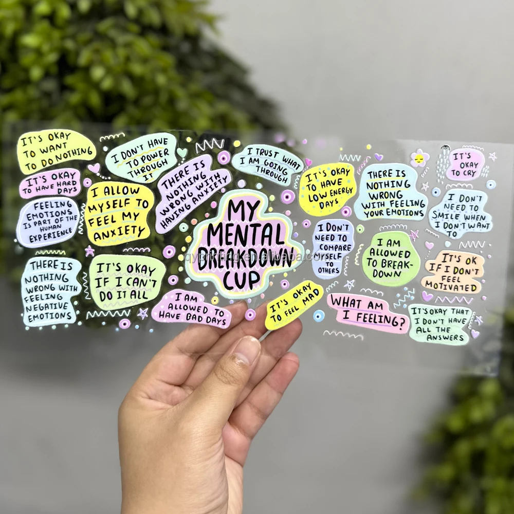 UV DTF Transfer Labels - Customizable Stickers for Cups