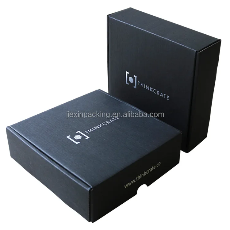 Custom Uv Printing Matt Black Color Hardboard Paper Boxes