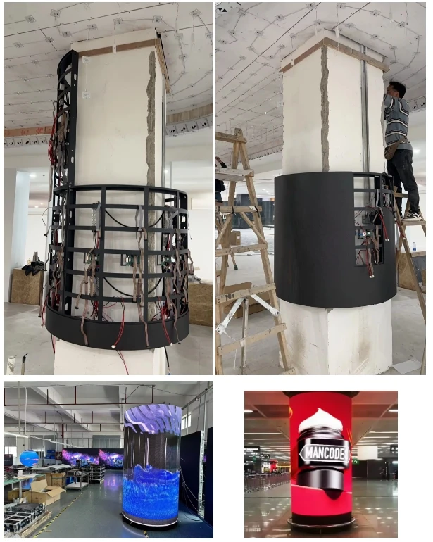 Immersive LED Tunnel Projector Screen - Yake Display Solutions