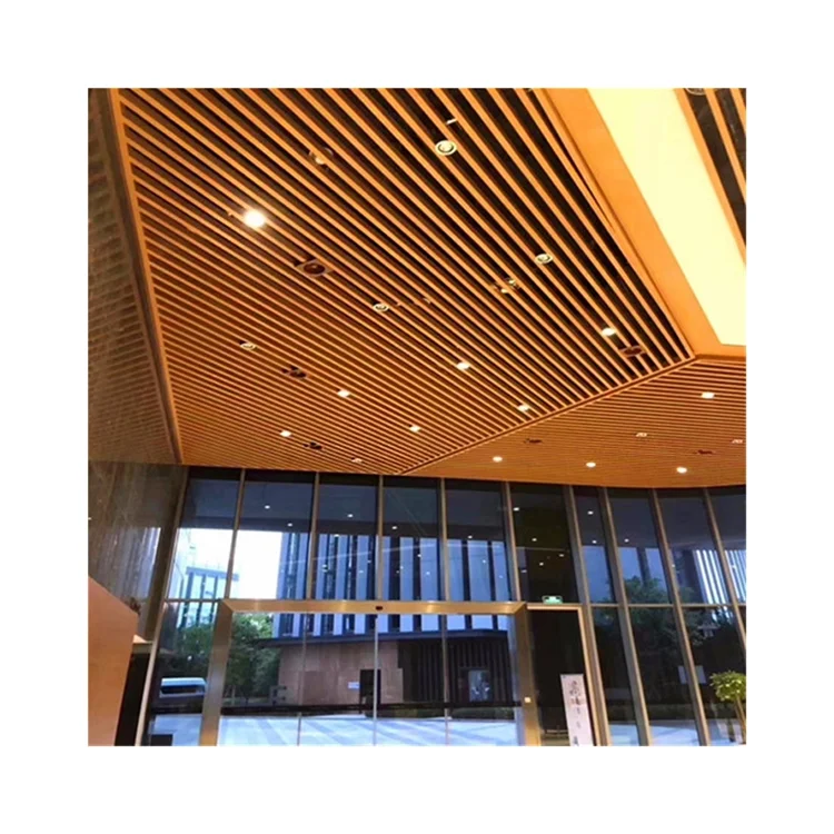 Ceiling Decoration Designs U-shaped Aluminum Slat Ceiling For Shopping ...