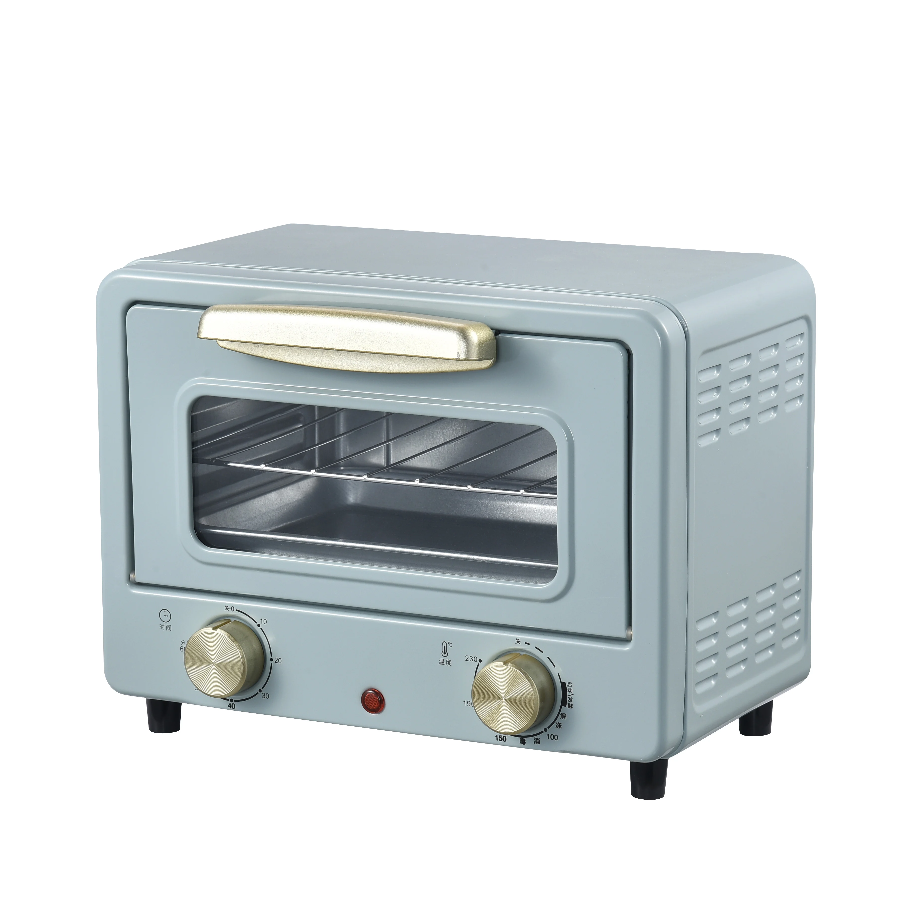9L Mini Toaster Electric Retro Oven Mini Oven for Baking Cake Pizza and ...