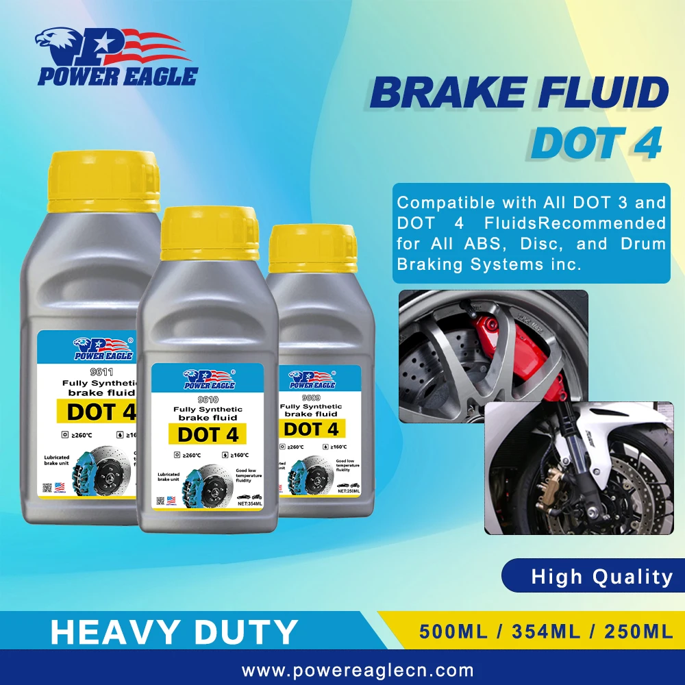Car Brake Fluid DOT 3 Hight Performance Hydraulic Brake Fluid Brake Oil ...