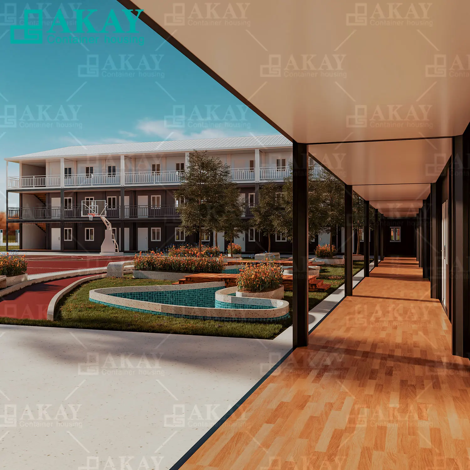 Design Container School Buildings Prefab Container House Luxury School ...