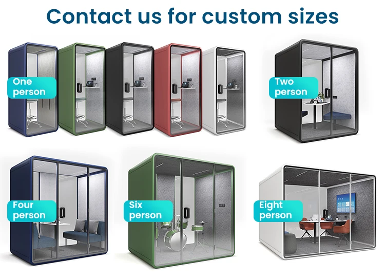 Office Pod Prefabricated - Soundproof & Movable Solutions