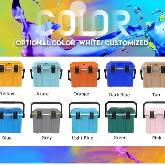 Home Made Mini 16L Plastic Rotomolded Cooler Box - Food Brand