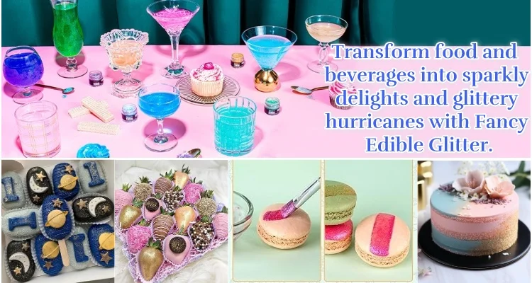 Edible Food Coloring Metallic Mica Pigment Powder Gold Glitter Edible ...