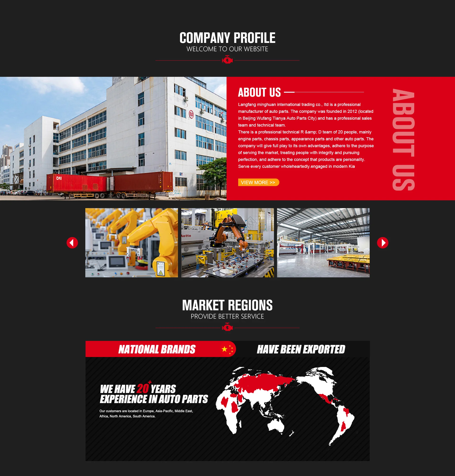 Company Overview - Langfang Minghuan International Trading Co., Ltd.