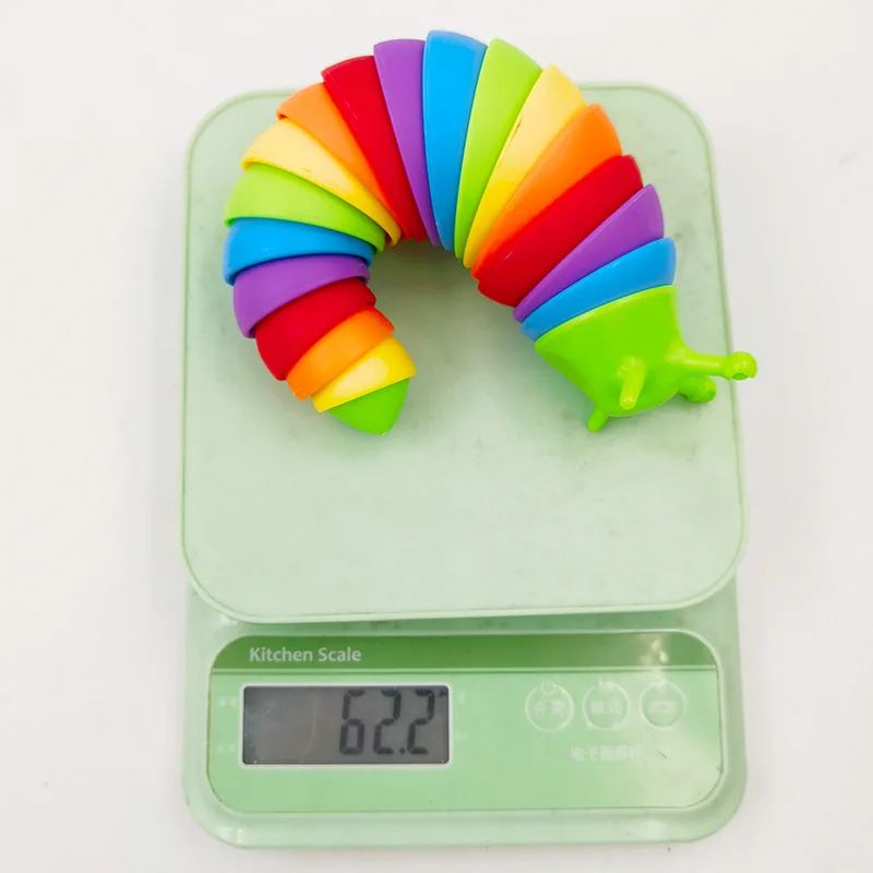 Pop Fidget Toys Rainbow Slug - Stress Relief Sensory Fun