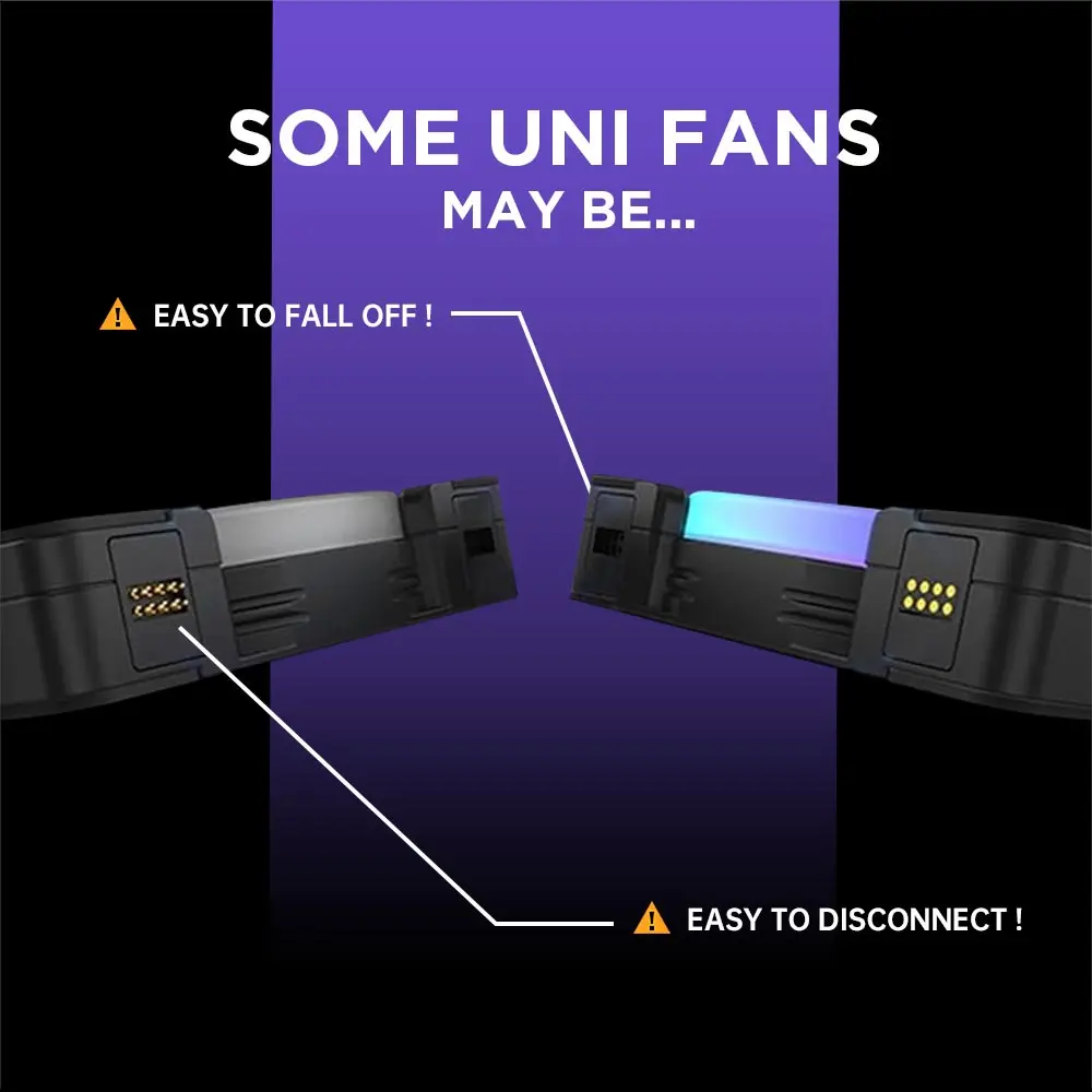 Interforce Magic Mirror Building Block Fan Splice Fans ARGB