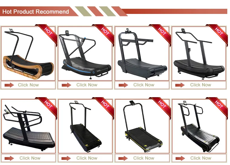 Wood Commercial Gym Fitness Cardio Workout Manual Running Mechanical ...