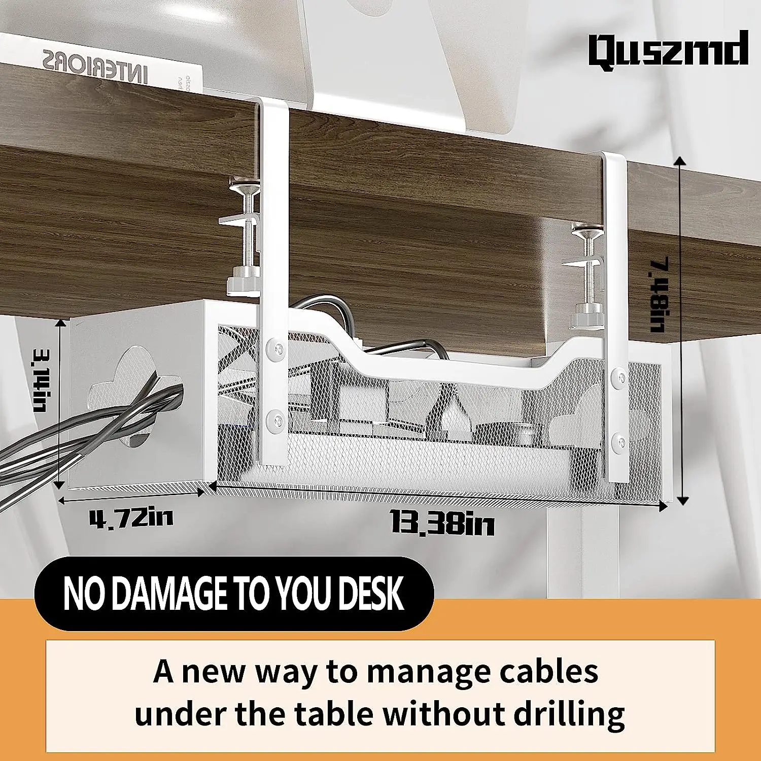 Efficient under Desk Wire Management with Hongyu Cable Ties