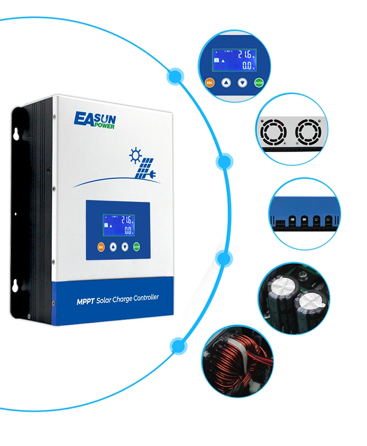 Charge Discharge Temperature Protect 80a 12v 24v 80 Amp 36v 48v Max Pv Input 150vdc Mppt Charge ...