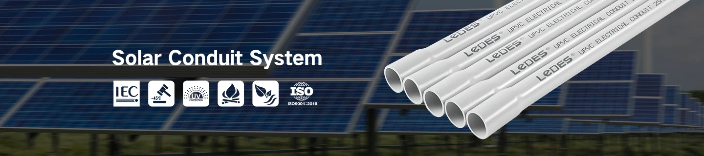 Heavy Duty Grey Electrical Wire PVC Pipe Solar Conduit for Harsh ...