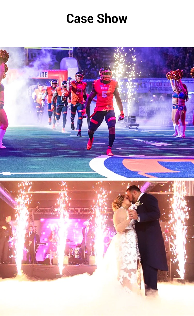 Hot Sell Cold Spark Fountain Waterfall Firework Jet Spin Machine ...