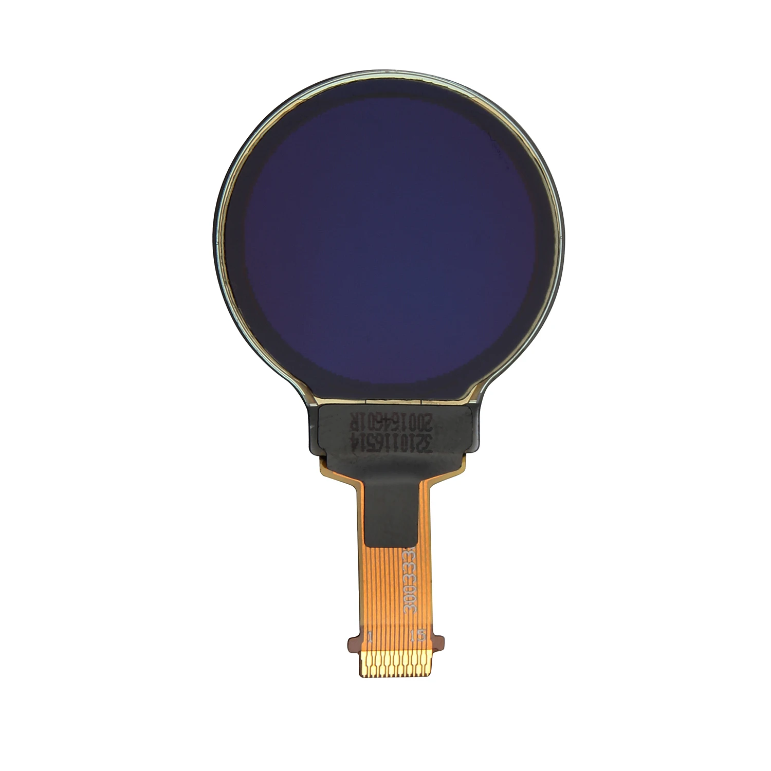 0.75" Round OLED Display - 128x128 I2C Monochrome Display