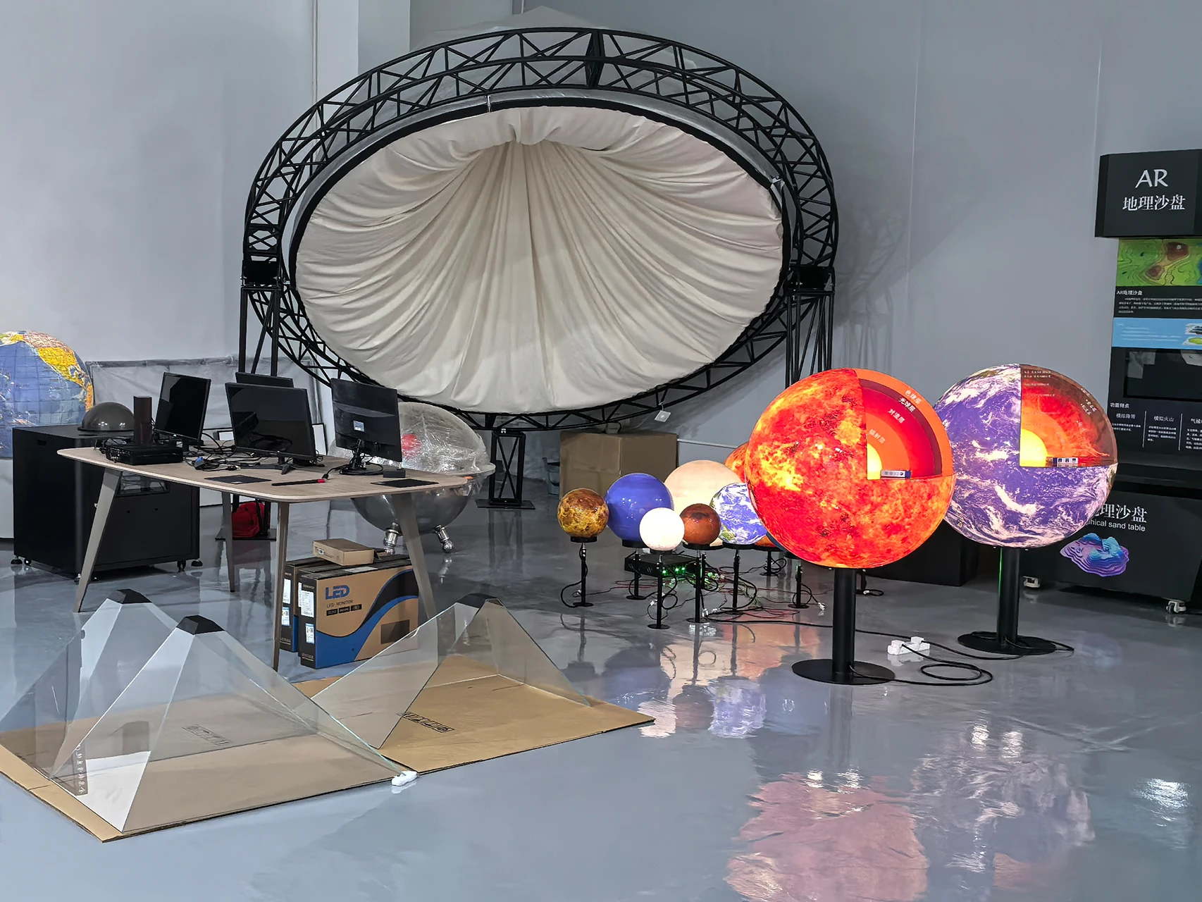 6m Inflatable Outdoor Cinema Screen & Dome Projector - OEM Accepted