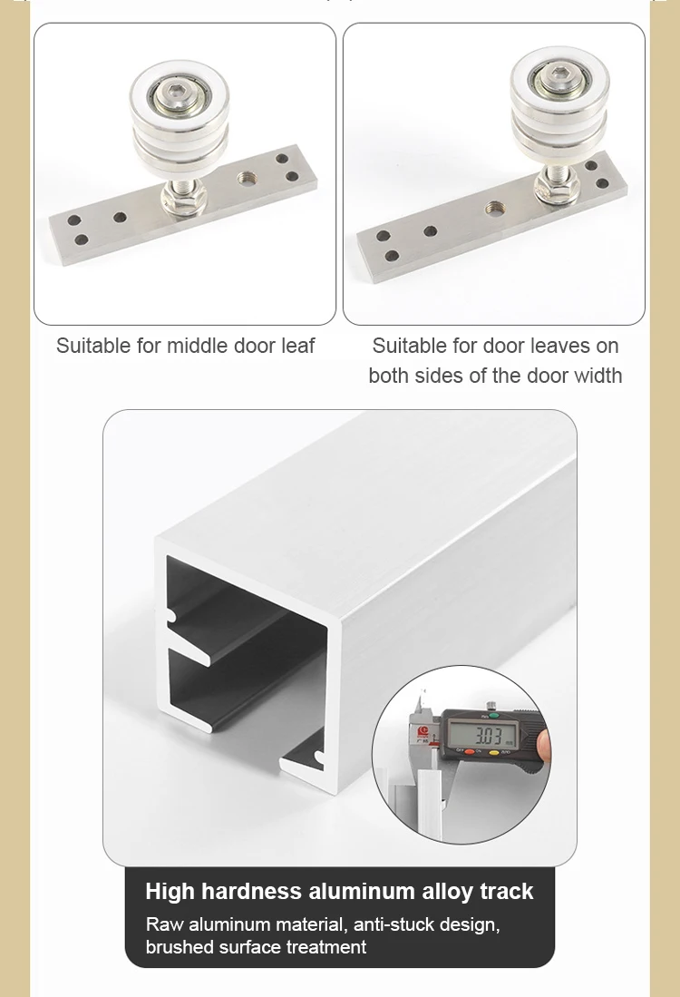 Sliding Wooden Door Rollers Hardware Parts Floding Door Pulley Multi ...