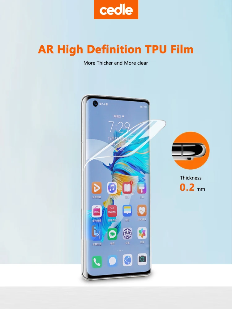 Cedle 120*180mm Ar Pelicula Laminas Micas De Hidrogel Tpu Cutting ...