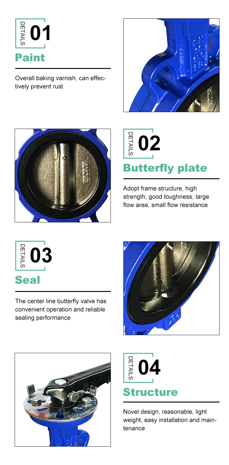 D71X DN50 2inch PN10 PN16 Handle Lever Carbon Steel Valve
