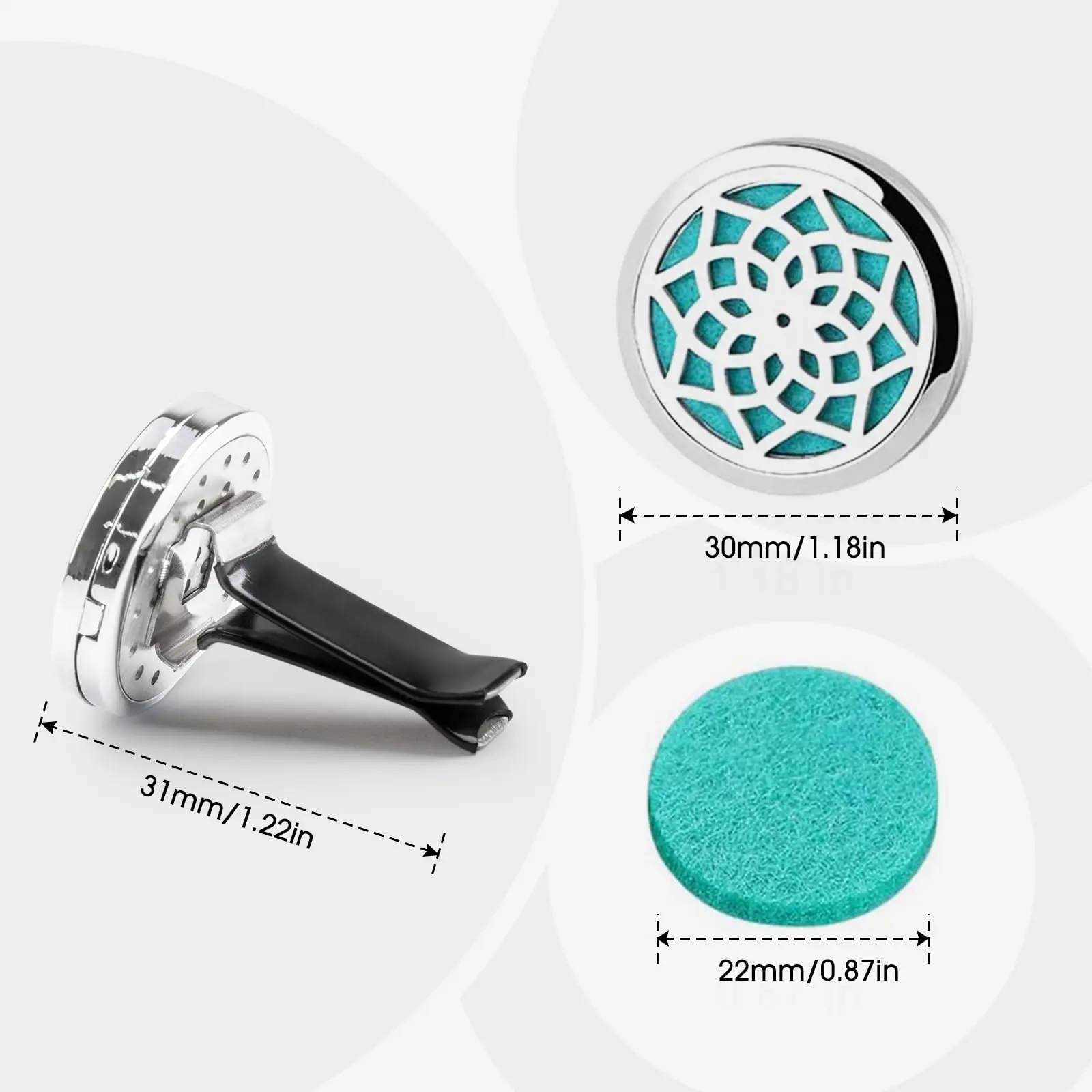 Hot Selling Tree Of Life Stainless Steel Car Fragance Diffuser Vent ...