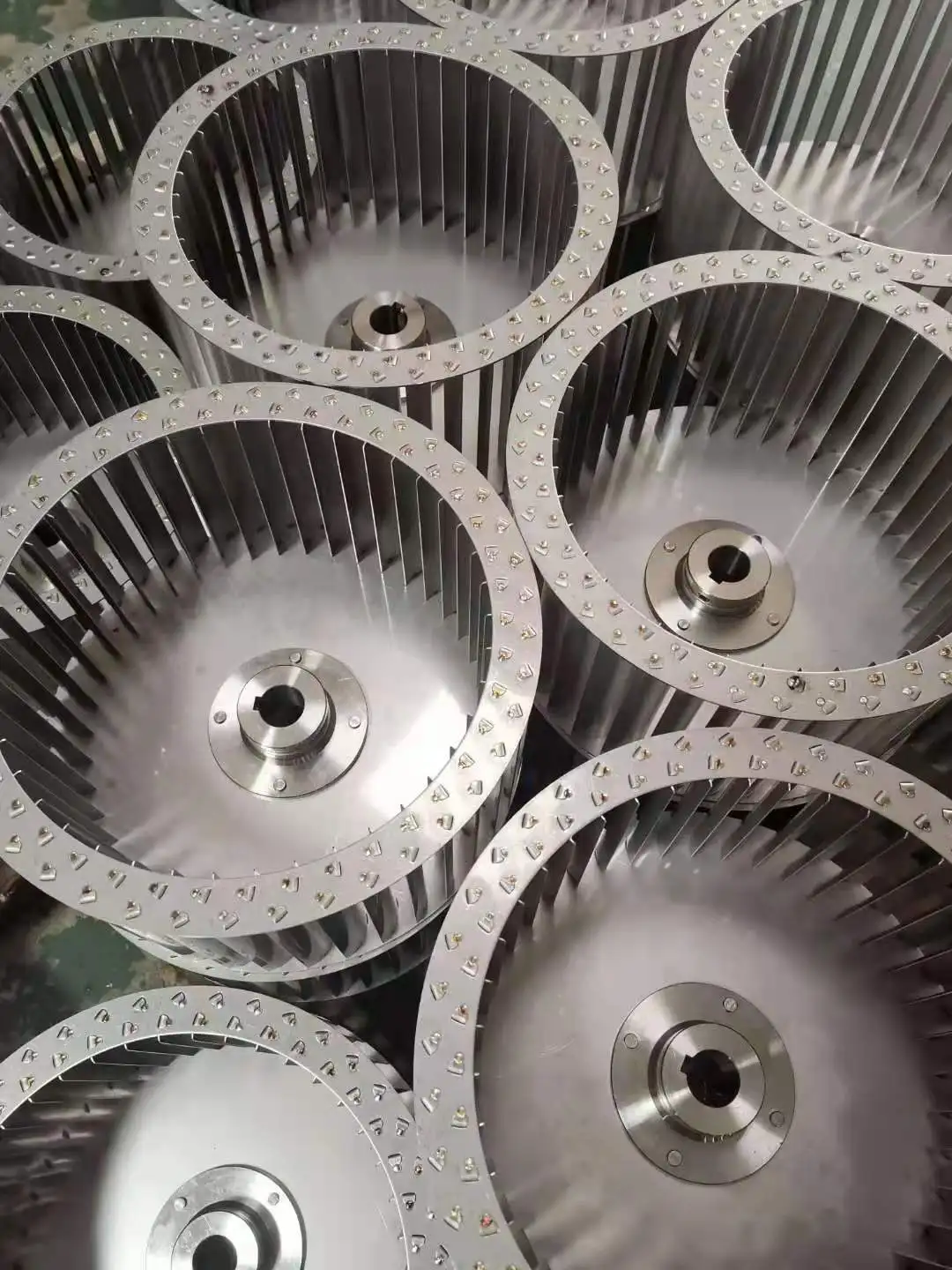 Forward Curved Tab Lock Wheel Centrifugal Impeller Fan