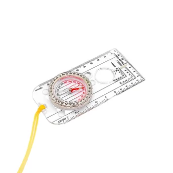 Plastic Map Scale Ruler Compass Map Ruler With Magnifying Glass Map ...