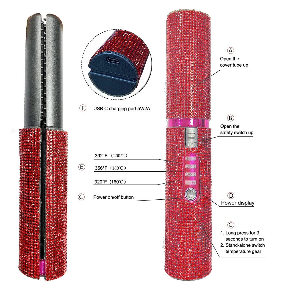 2024 Best Hair Styler Factory Custom Fashion Hair Products Portable ...