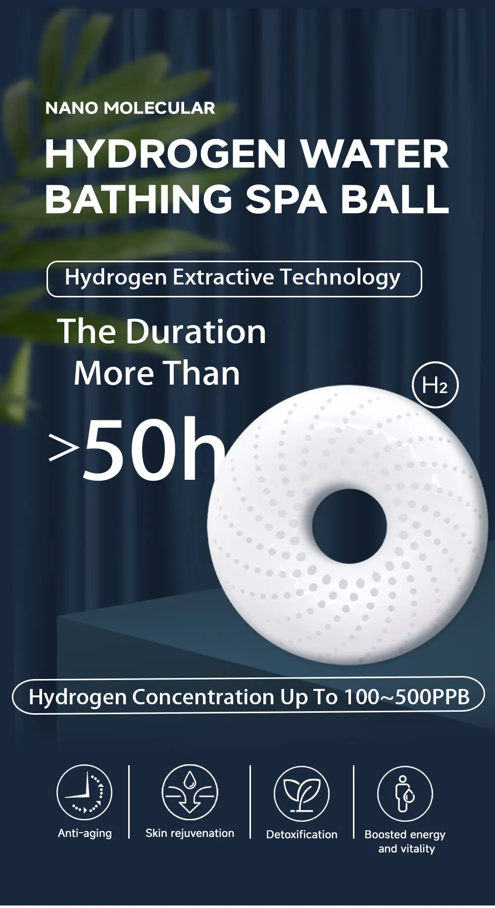 Hydrogen Gas Burner H2 - Hydrogen Rich Water Ball Shower Filter