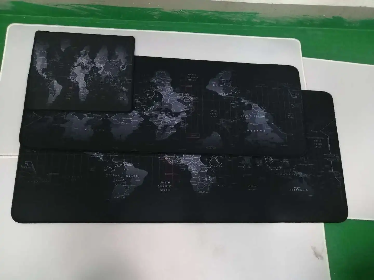 Game World Map Mouse Pad Natural Rubber Waterproof Large Table Mat ...