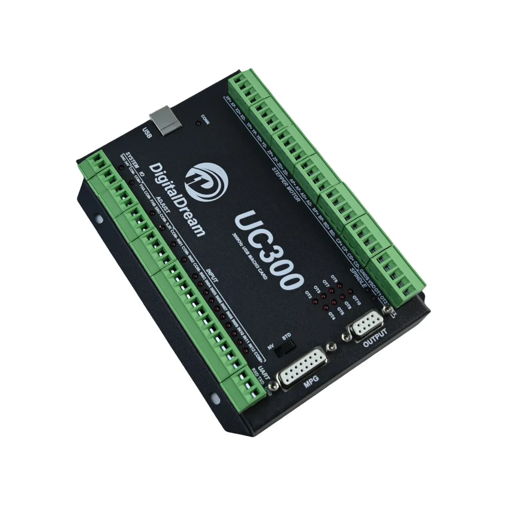 Mach3 USB Controller Breakout Board - 300khz 5 Axis Interface