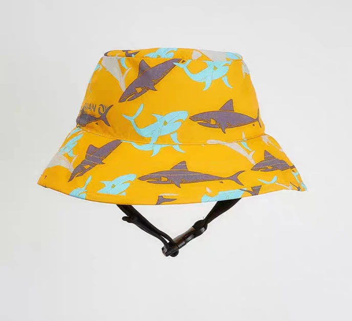 Custom 2024 Summer Beach Waterproof Upf 50+ Printed Nylon Surfing Hats ...