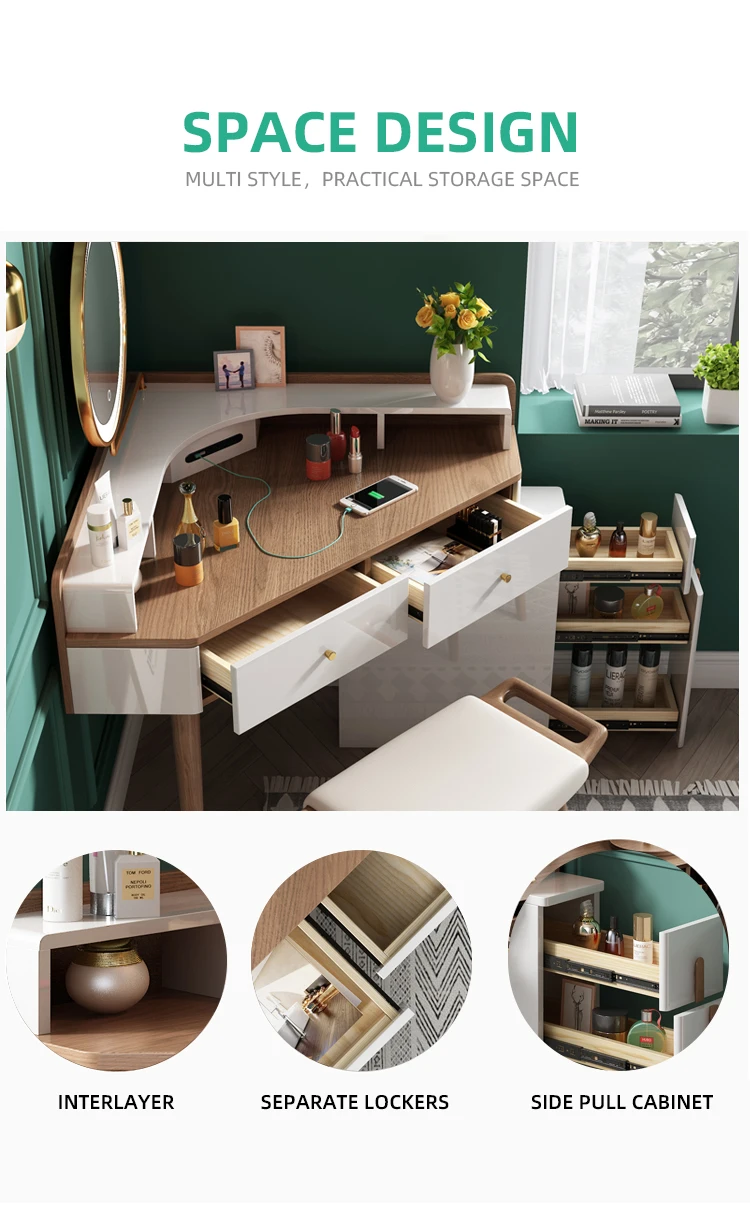 Modern Kommode Makeup Dressing Desk Comoda Vanity Commode Maquillaje ...