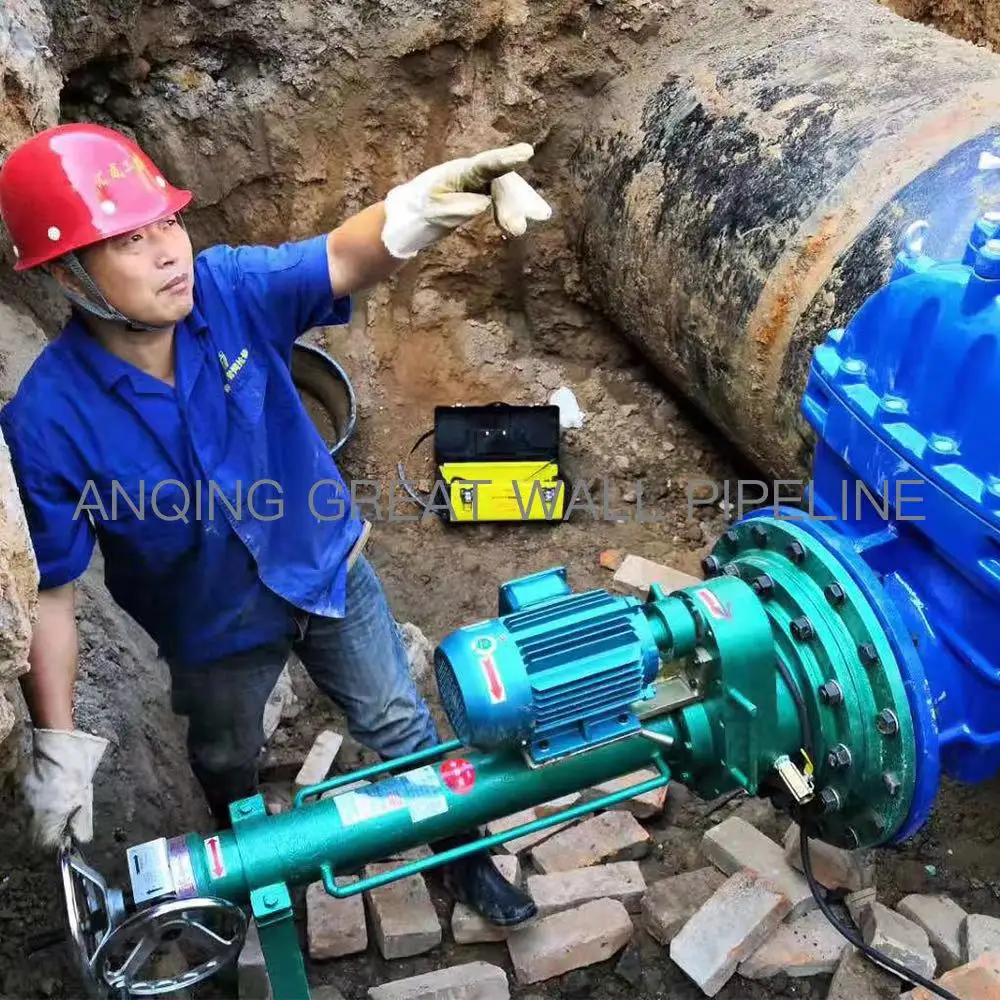 HT50 Manual Pipe Drilling Hot Tapping Machine for Carbon Steel