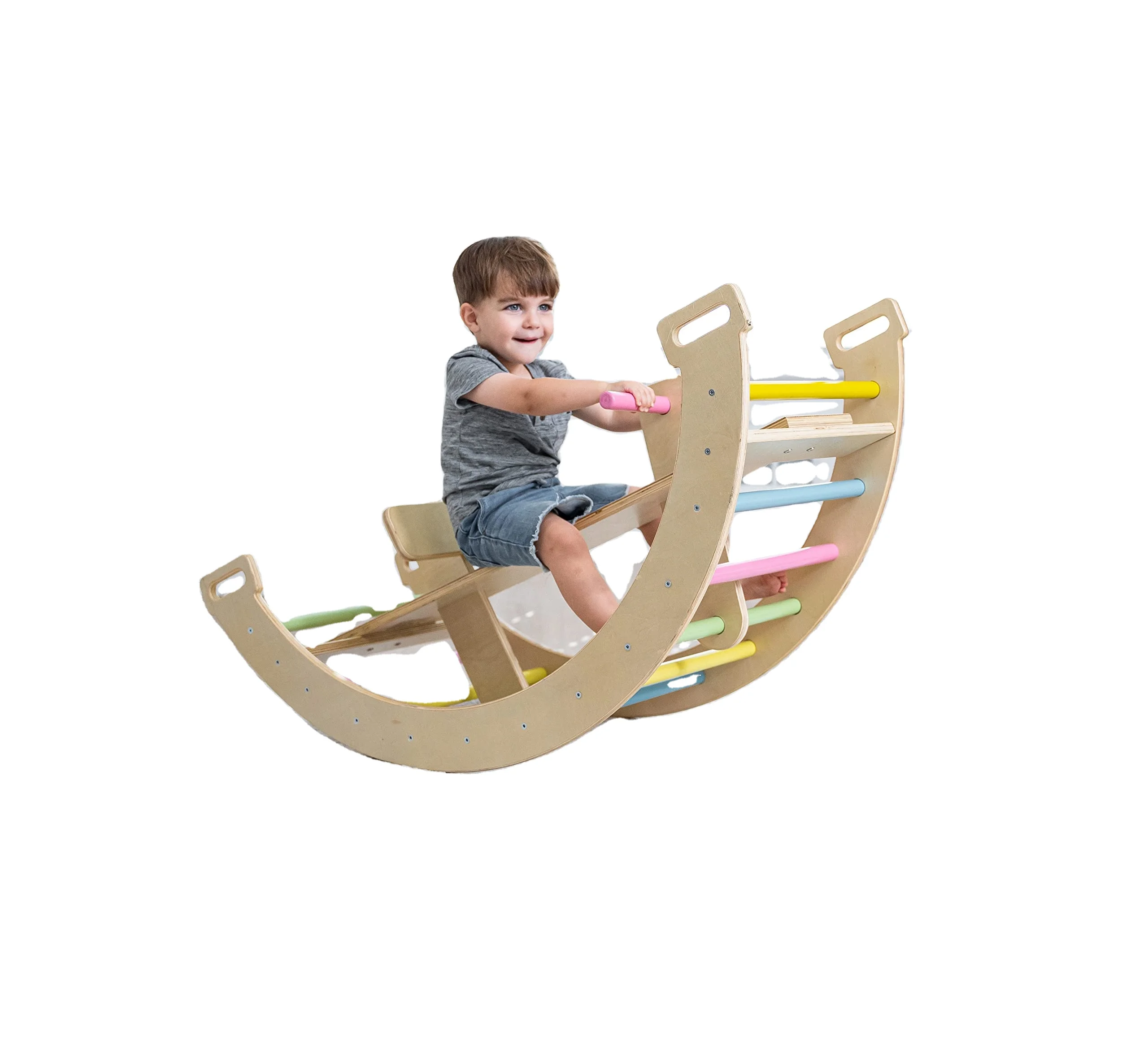 Montessori Furniture Sets - Wooden Rocking Chair Board