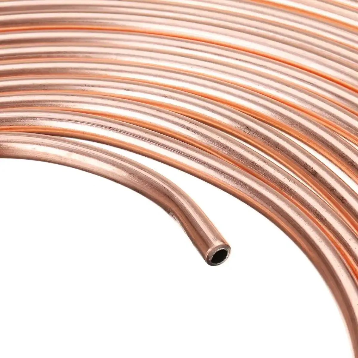 25Ft 7.62m Roll Tube Coil of 3/16" 1/4" OD Copper Nickel Brake Clutch ...