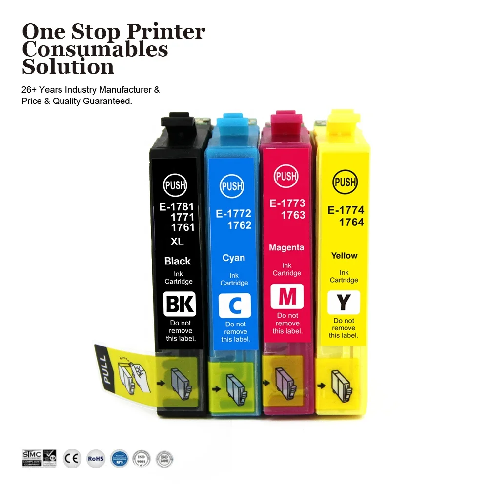 Ink-power 177 176 T1771 T1772 T1773 T1774 Premium Compatible Color ...