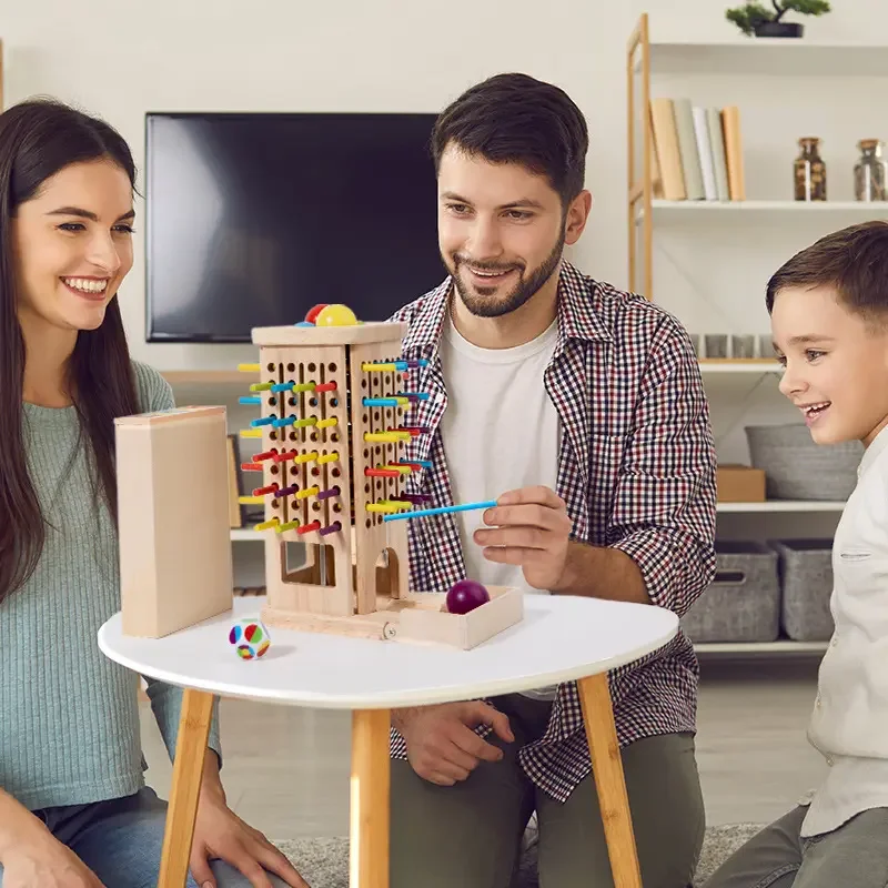 Montessori Balance Tower of Pisa Stick Game for Kids