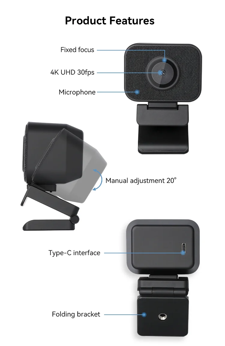 4k Live Streaming Camera 4k Usb Web Cam Live Tv Streaming Broadcasting ...