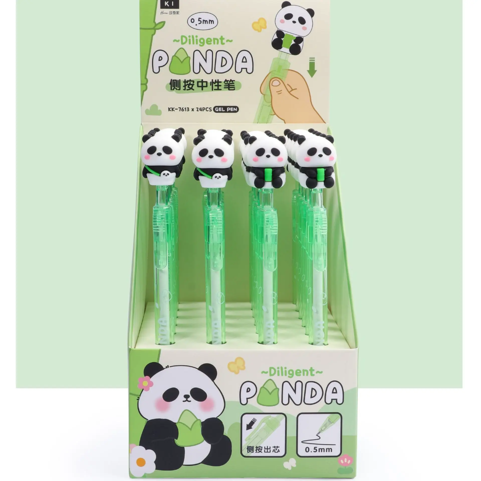 Panda Neutral Pen Students Cute Panda Stationery Kids Signature Press ...