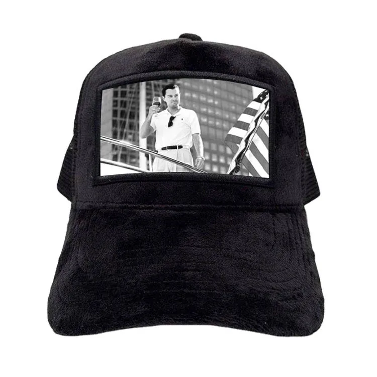 Hot Sales Mesh Custom Logo Hat Embroidery Logo Velvet Caps Patches ...