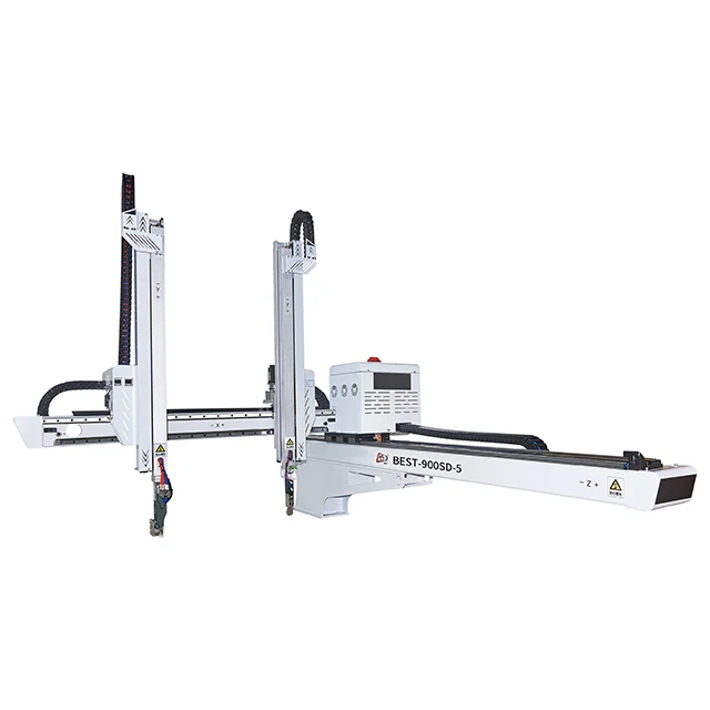 5-axis Double Arm Automatic Injection Robot for Plastics
