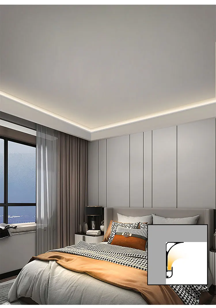 Ceiling-free Linear Slot Line LED Wall Washer - Easy Install